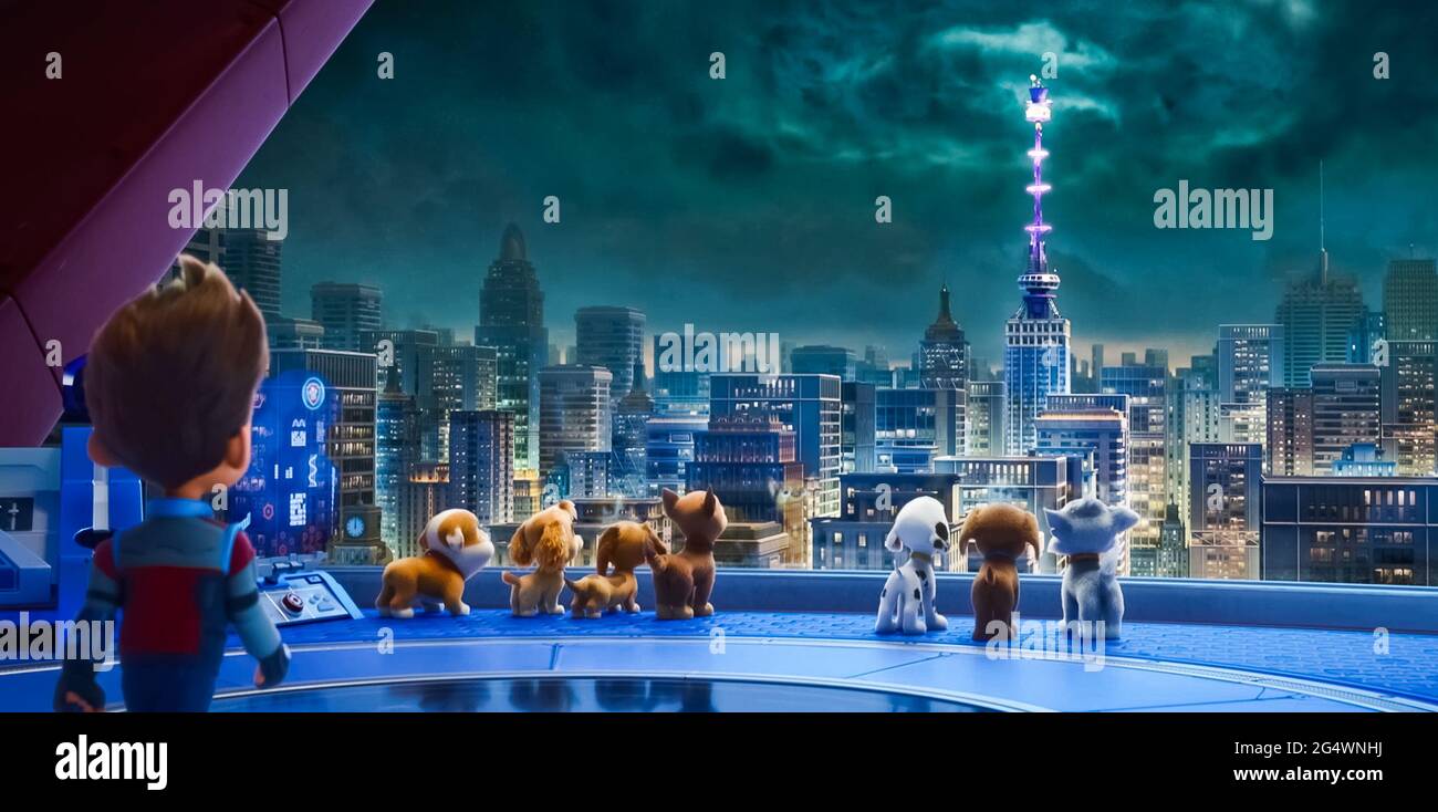 USA. A scene from the (C)Paramount Pictures new film: Paw Patrol: The ...