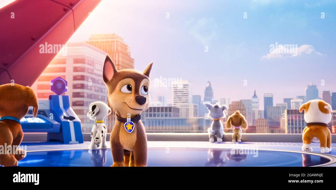 USA. A scene from the (C)Paramount Pictures new film: Paw Patrol: The ...