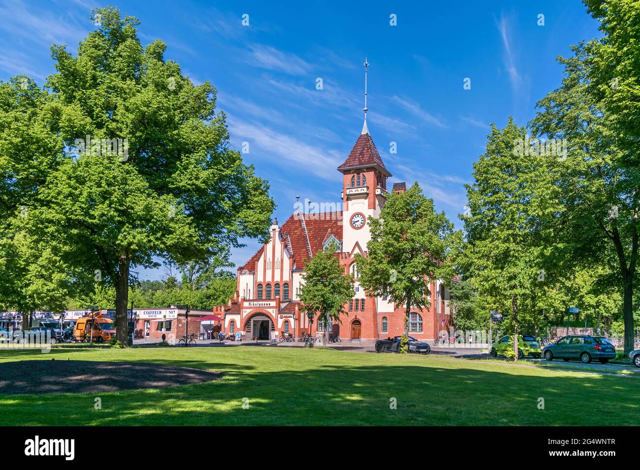 Berlin, Germany - June 3, 2021: Nikolassee railway station notable for ...