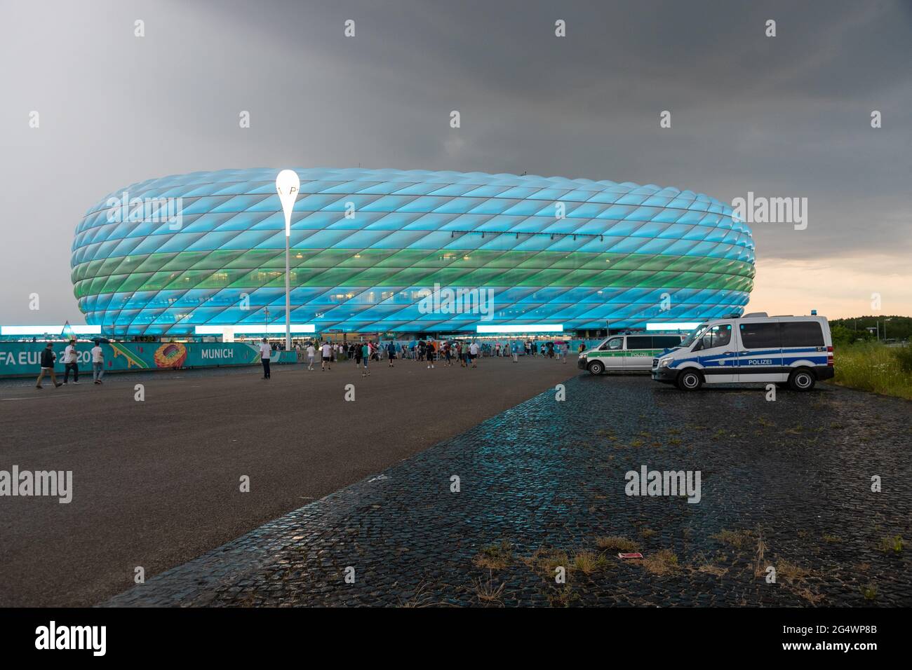 Allianz arena und windrad hi-res stock photography and images - Alamy