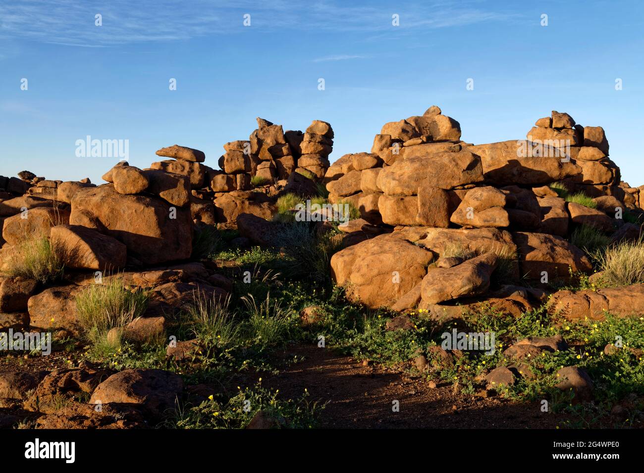 Giants' Playground on Farm Gariganus east of Keetmanshoop: weathered ...
