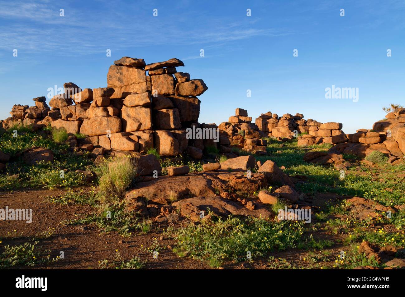 Giants' Playground on Farm Gariganus east of Keetmanshoop: weathered ...