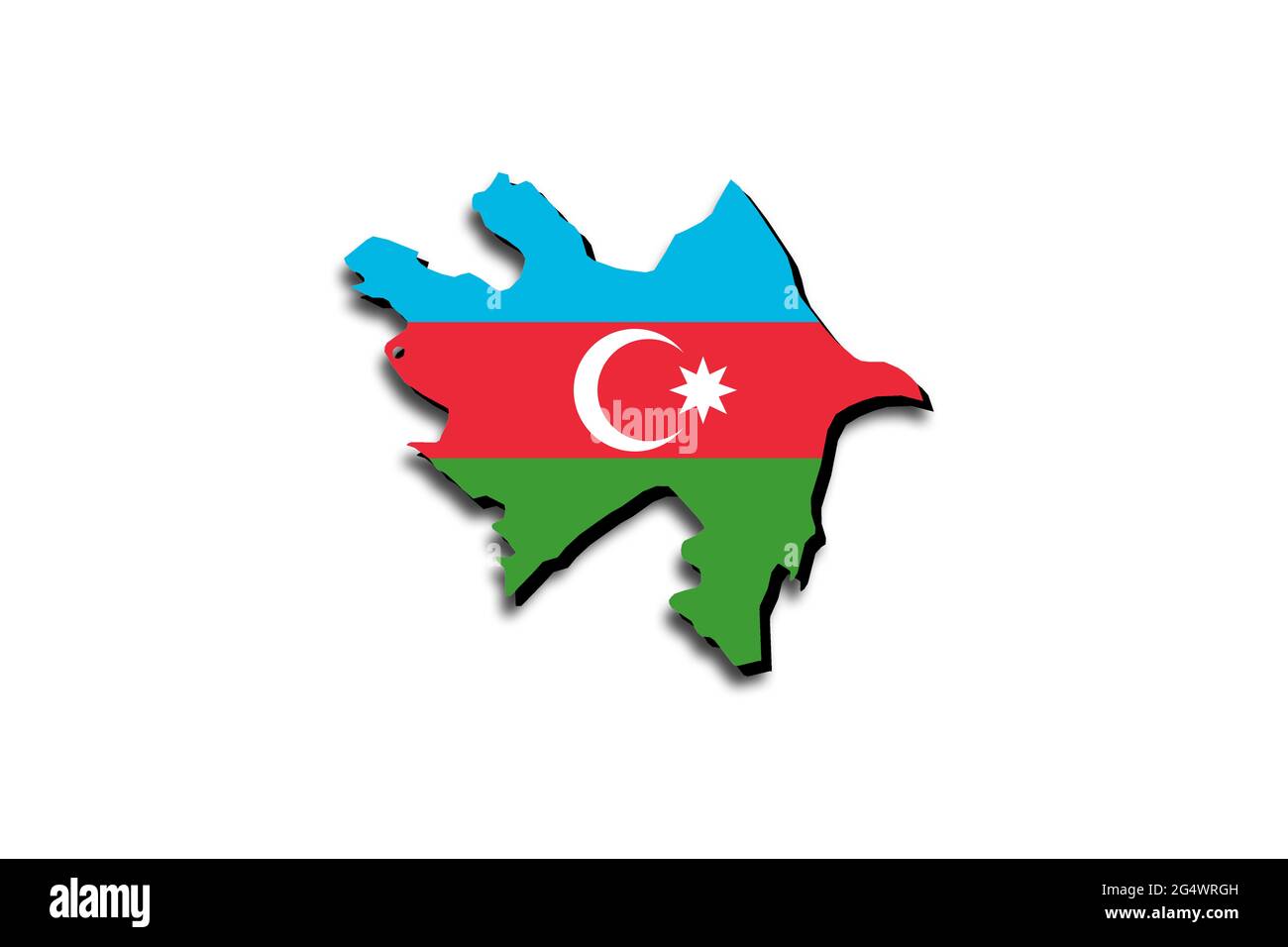 Maps of azerbaijan hi-res stock photography and images - Alamy
