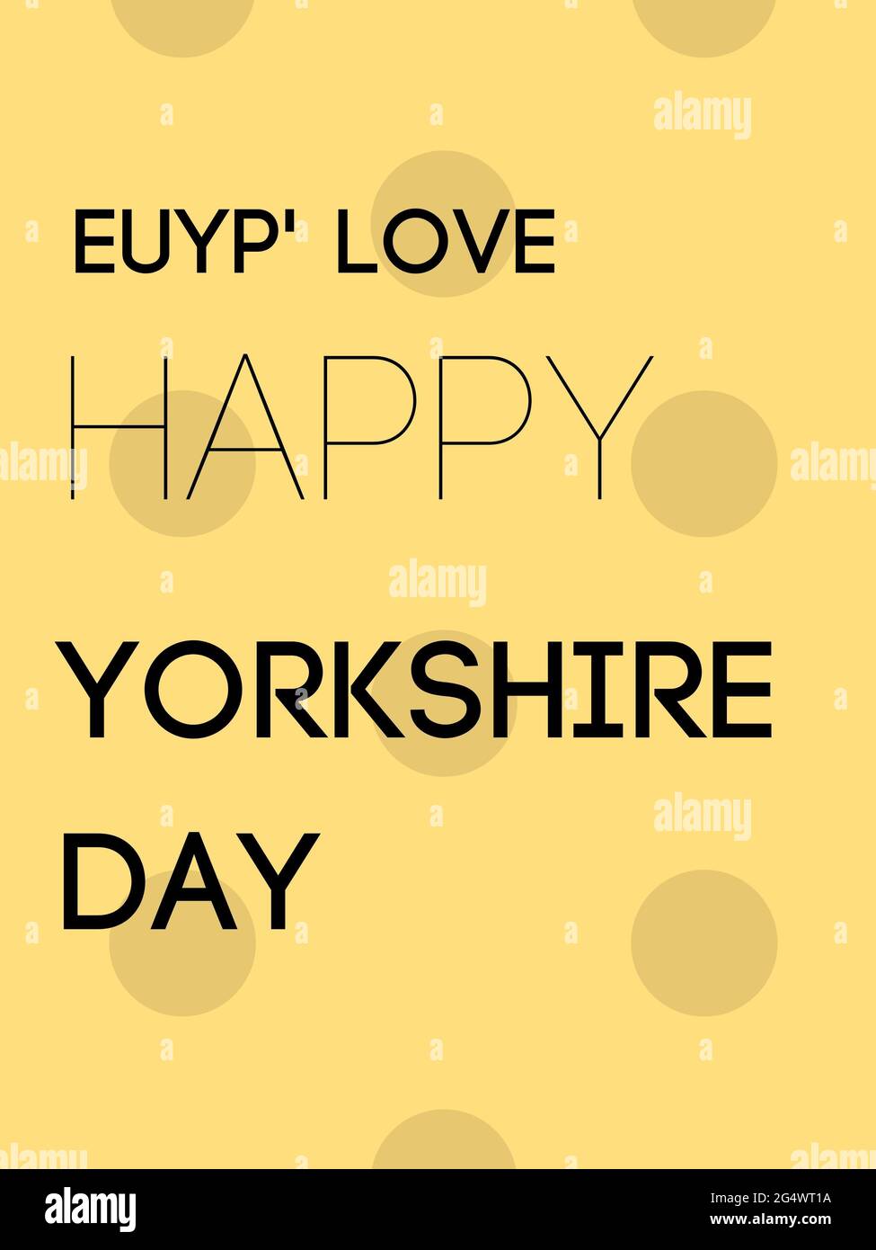 Yorkshire Day is a yearly celebration on 1 August to promote the ...