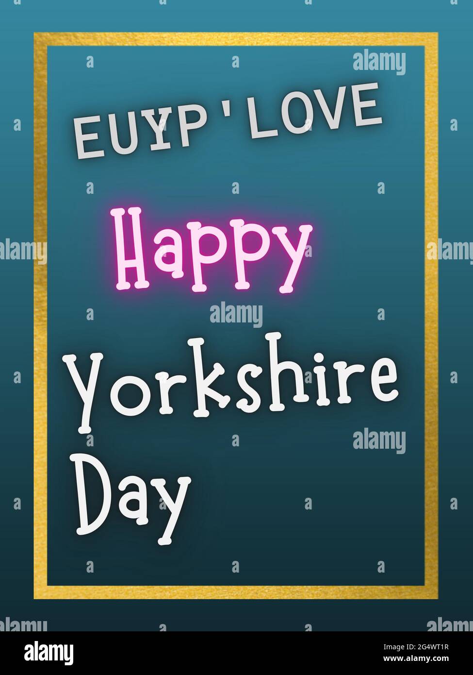 Yorkshire day hi-res stock photography and images - Alamy