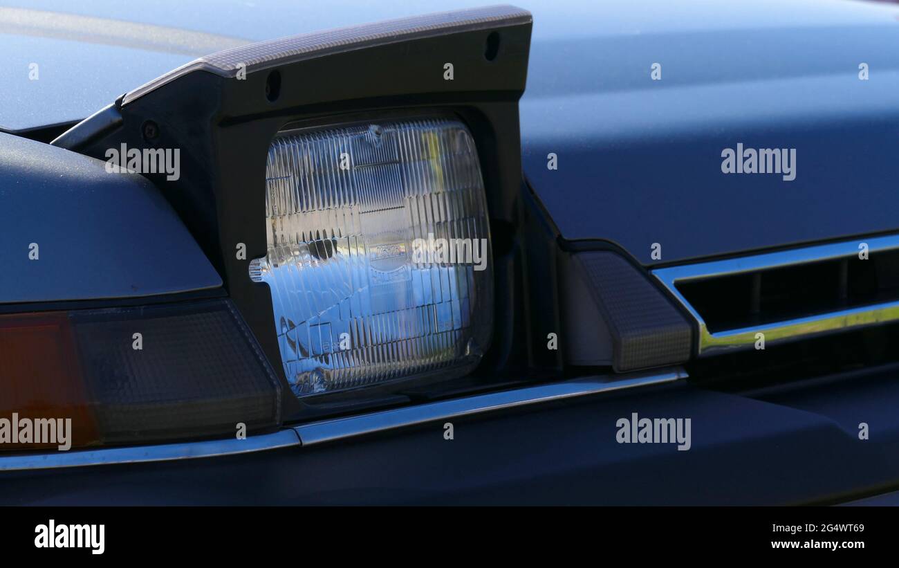 Vintage Japan Car front light Stock Photo - Alamy