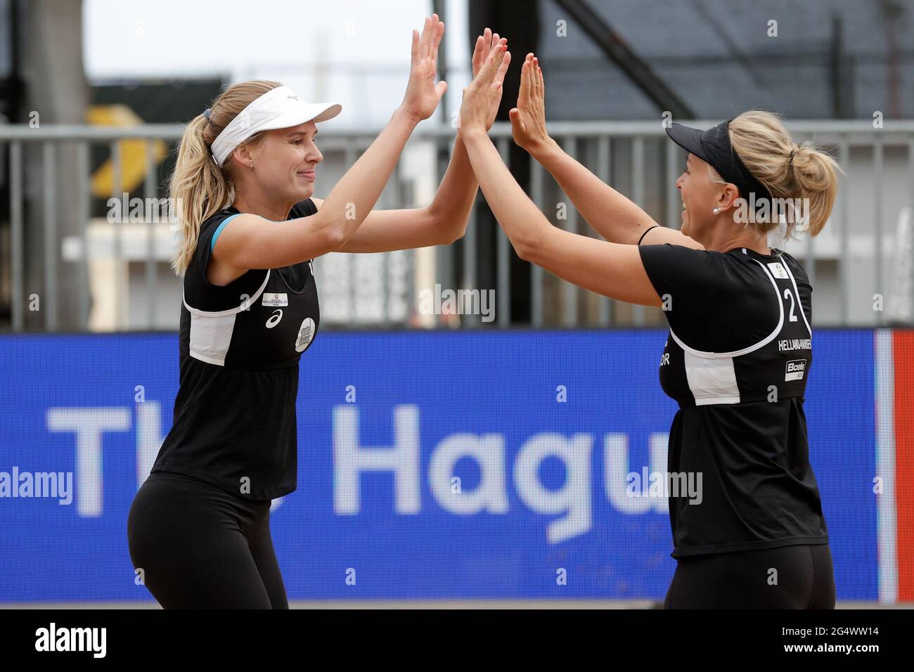 Den Haag, NETHERLANDS - JUNE 23: Ane Guro Tveit Hjortland (1) of Norway ...