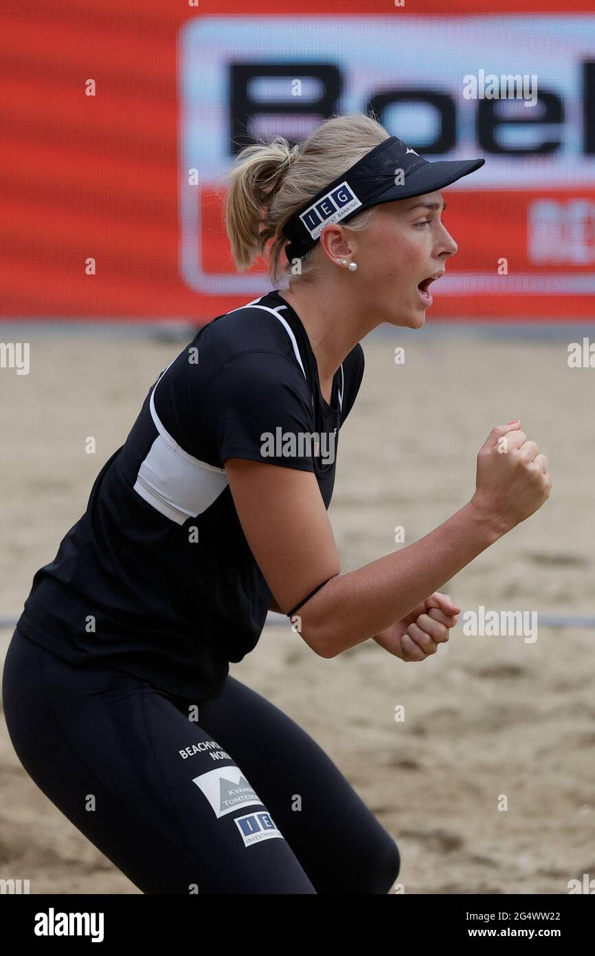 Den Haag, NETHERLANDS - JUNE 23: Sunniva Helland - Hansen (2) of Norway ...