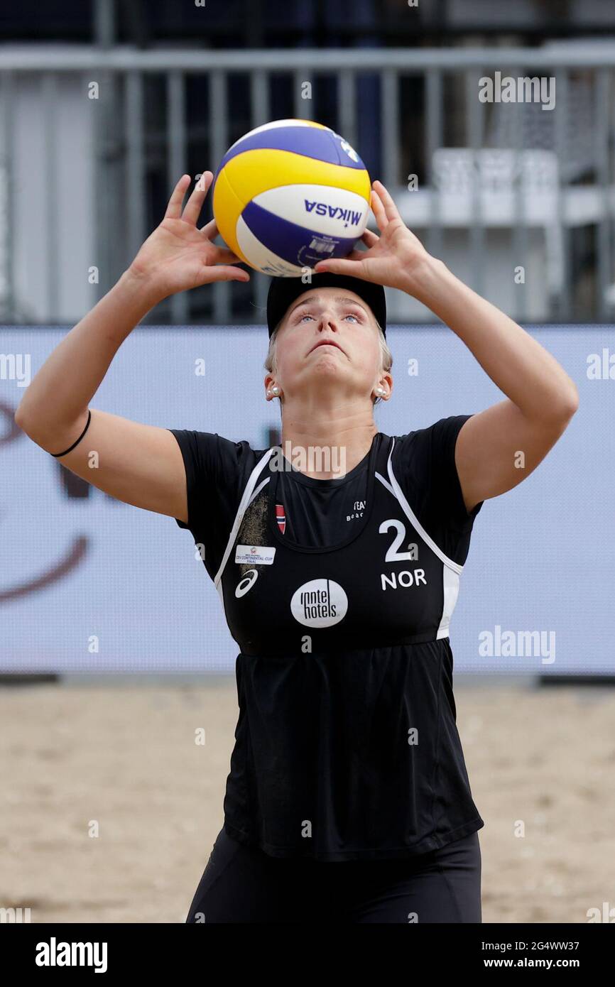 Den Haag, NETHERLANDS - JUNE 23: Sunniva Helland - Hansen (2) of Norway ...