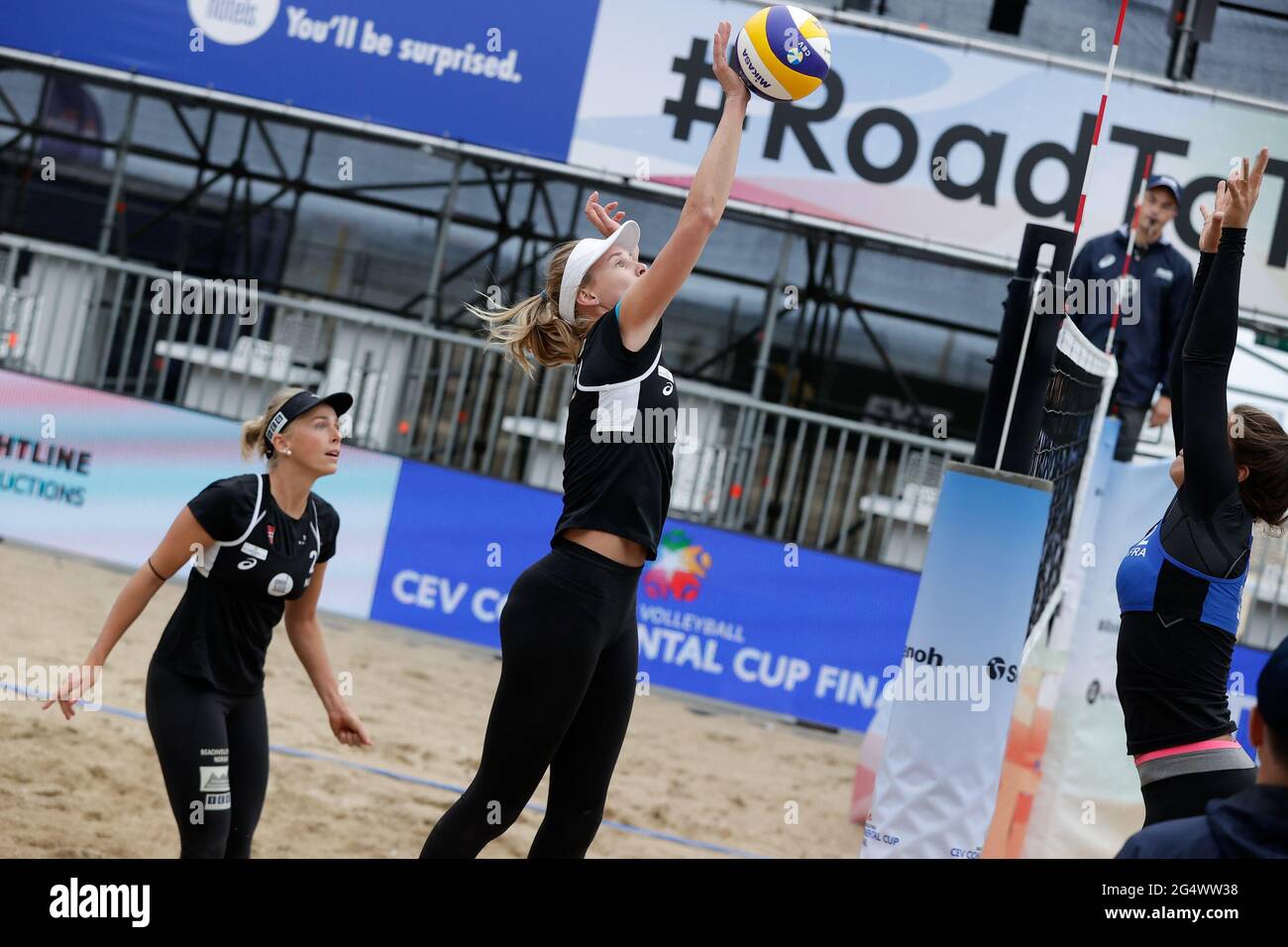 Den Haag, NETHERLANDS - JUNE 23: Ane Guro Tveit Hjortland (1) of Norway ...