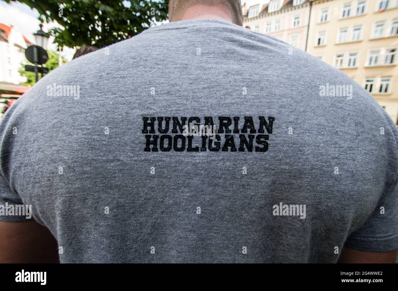 Munich, Bavaria, Germany. 23rd June, 2021. A Hungarian football ...