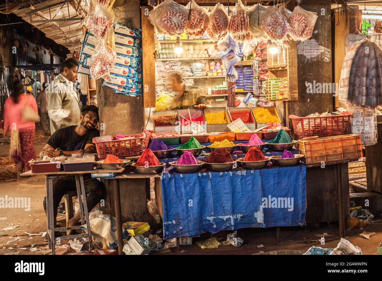 Indian stall hi-res stock photography and images - Alamy