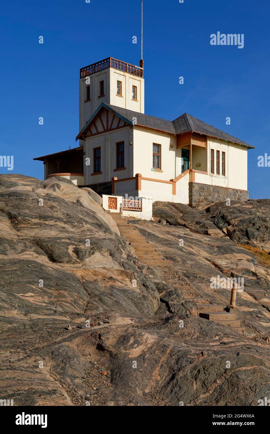 Lüderitz: Old lighthouse on Shark Island, South Atlantic, Karas Region ...