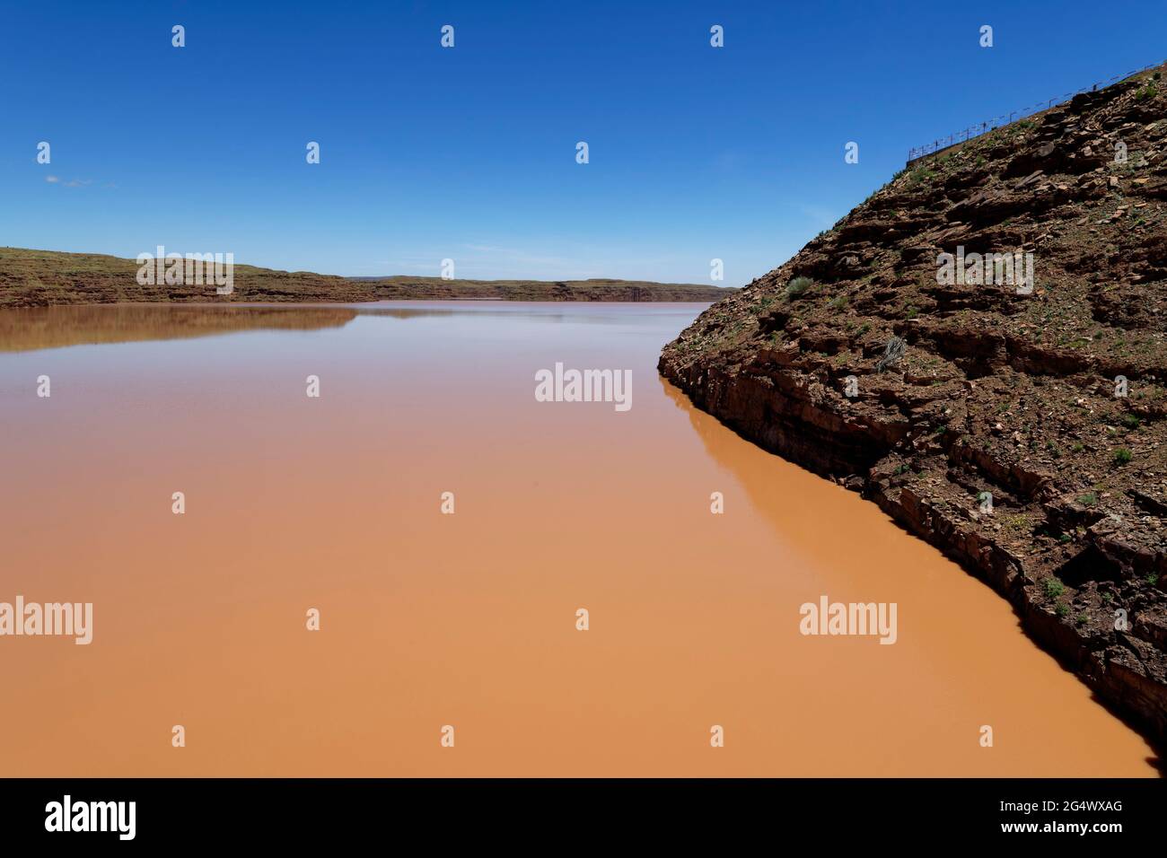 Neckartal-Dam west of Keetmanshoop: dam filled to capacity (Fish River ...