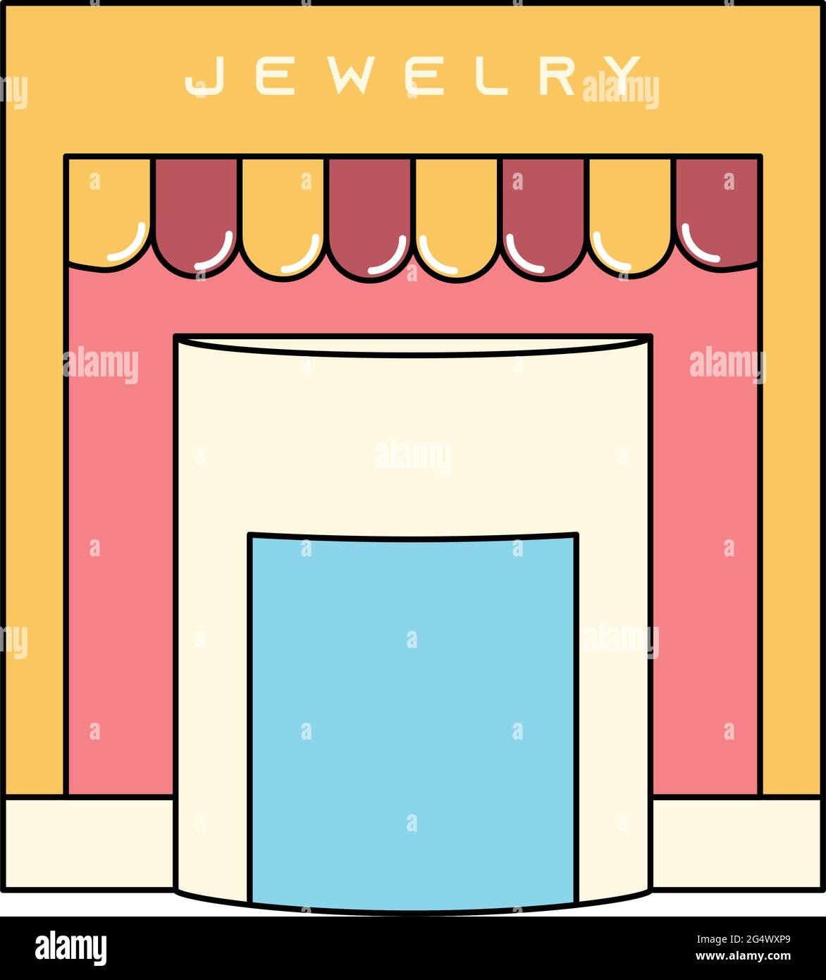 Jewelry Store Building Clipart