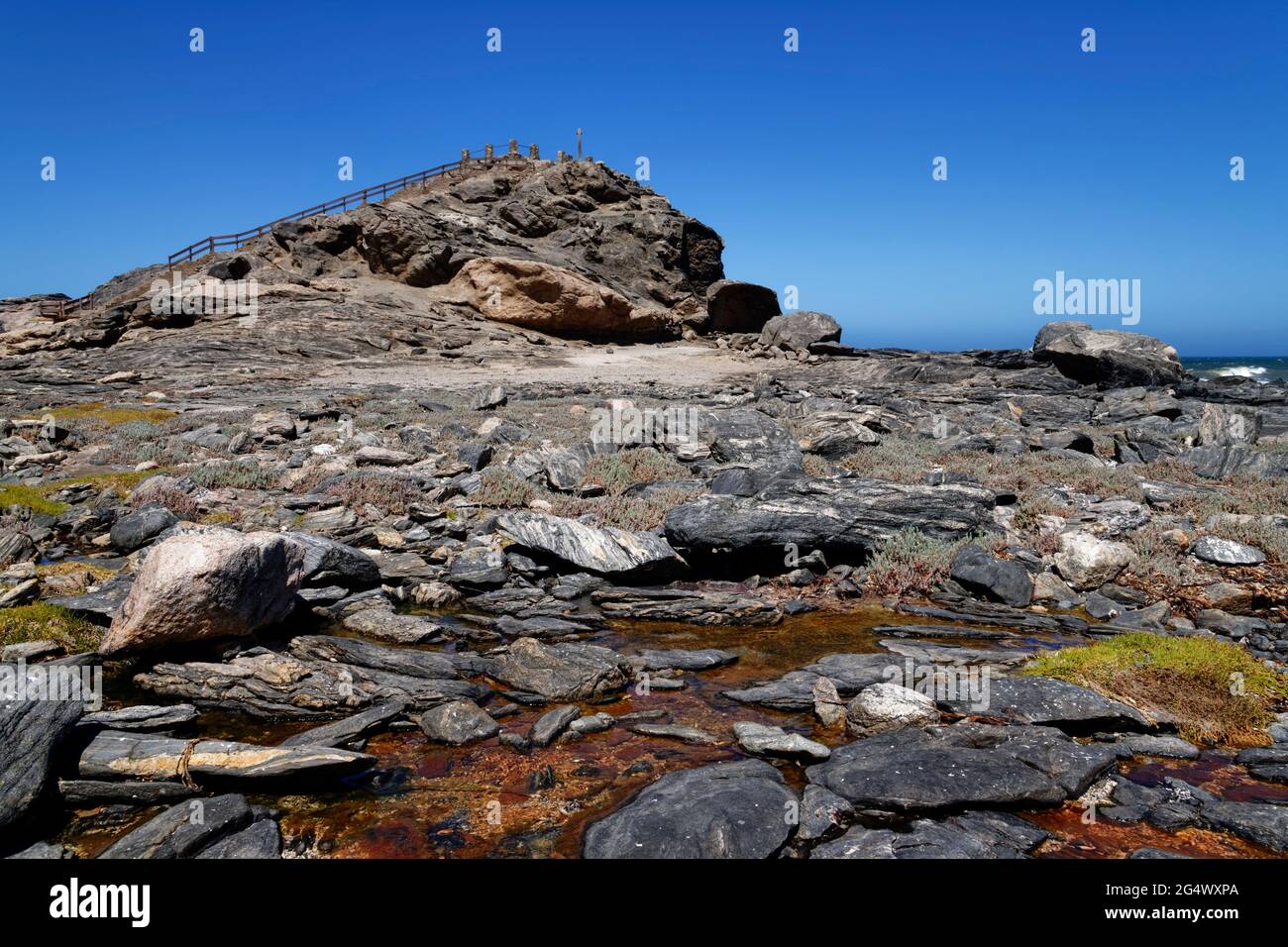 Lüderitz peninsula in the Sperrgebiet National Park: coast at Diaz ...
