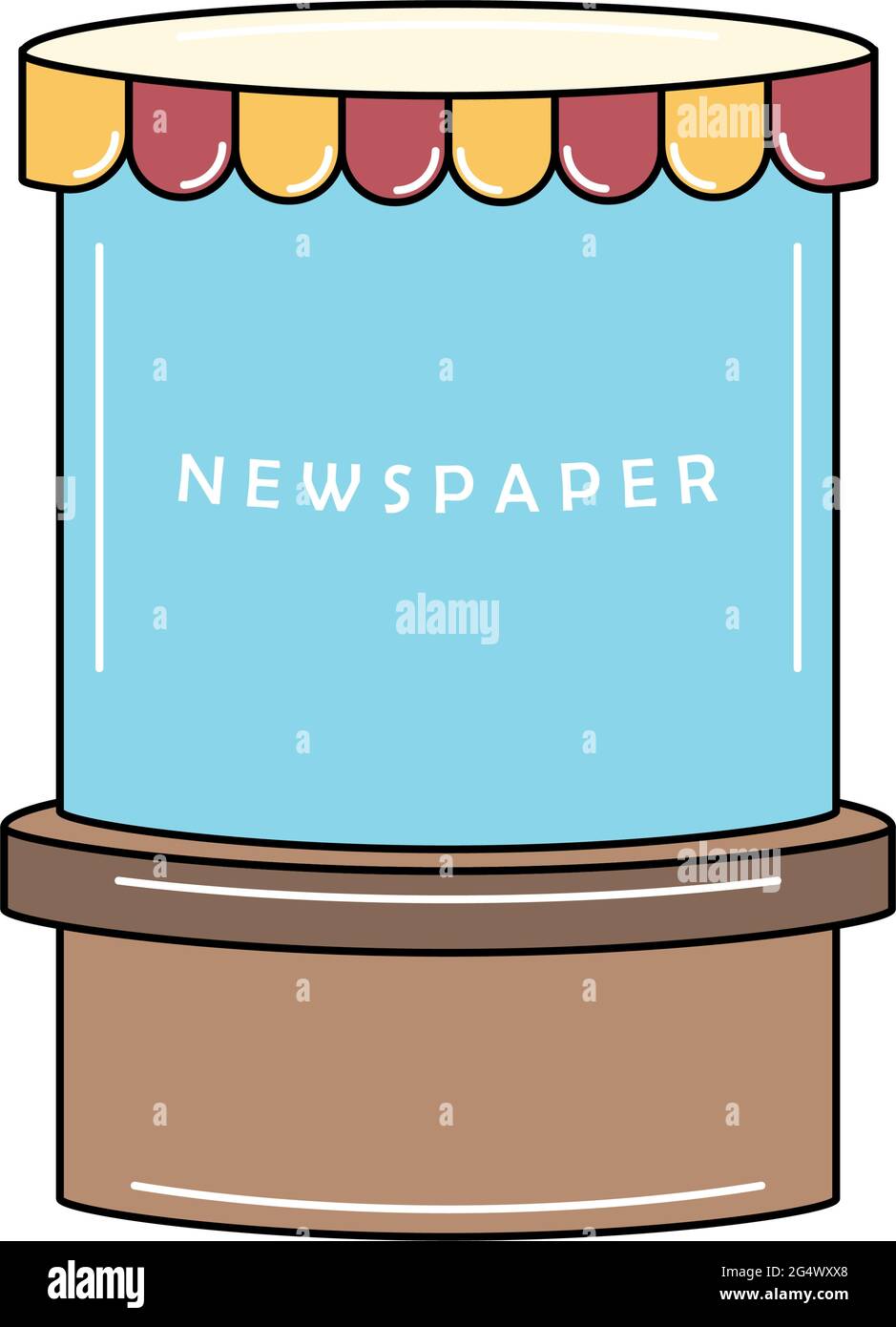 Newspaper clip art Stock Vector Images - Alamy