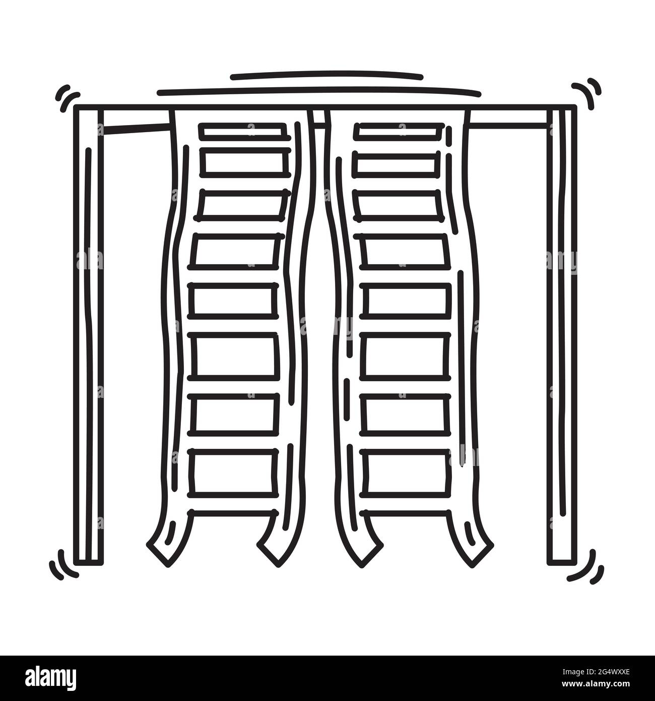 Climbing ladder child Stock Vector Images - Alamy