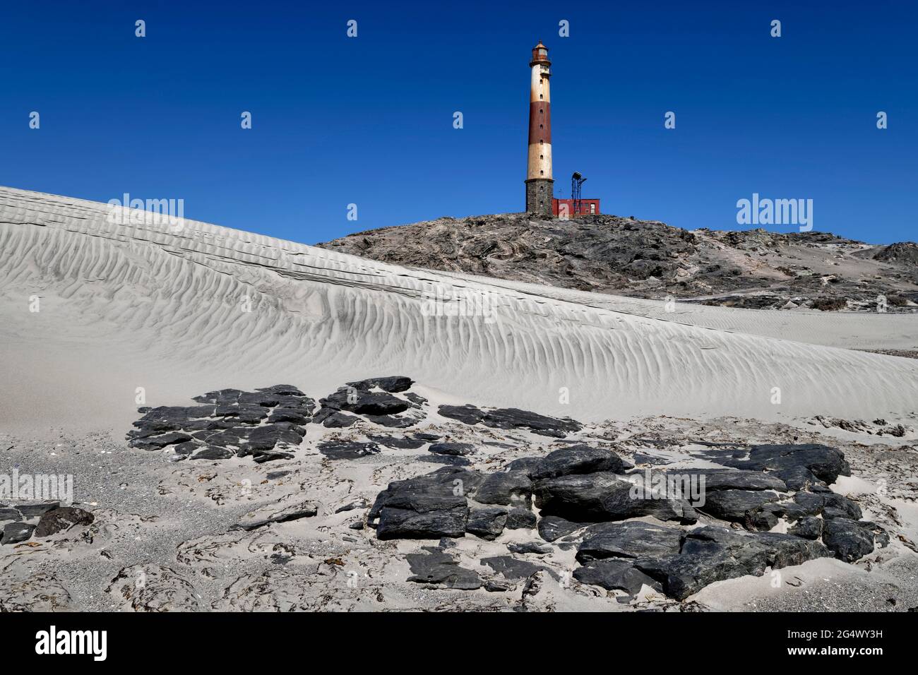 Lüderitz peninsula in the Sperrgebiet National Park: Lighthouse at Diaz ...