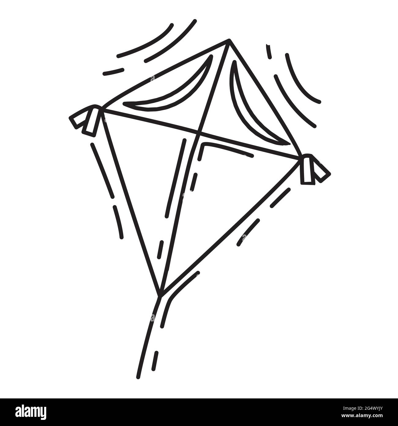 Kite cartoon icon hi-res stock photography and images - Alamy