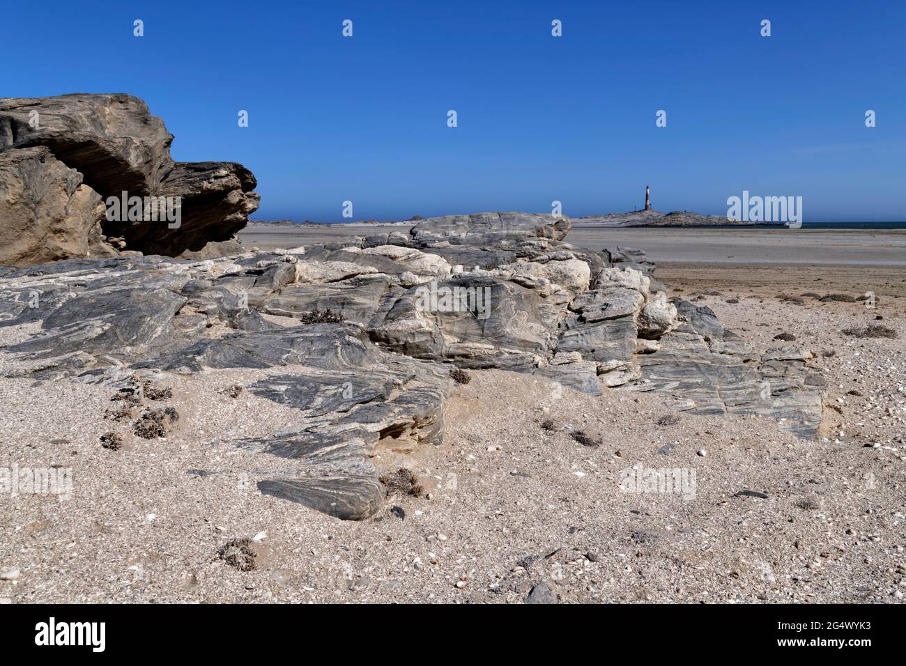 Lüderitz peninsula in the Sperrgebiet National Park: rocky landscape ...