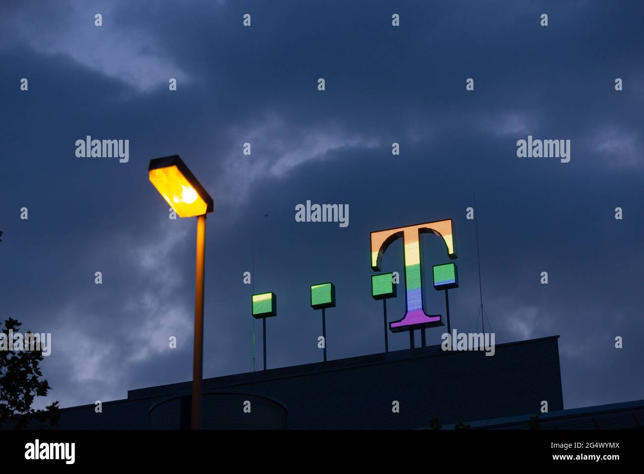 Rainbow logo hi-res stock photography and images - Alamy