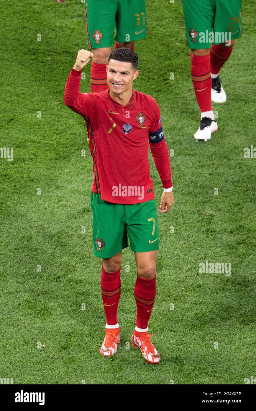 Cristiano Ronaldo Of Portugal At The End Of The UEFA Euro 2020