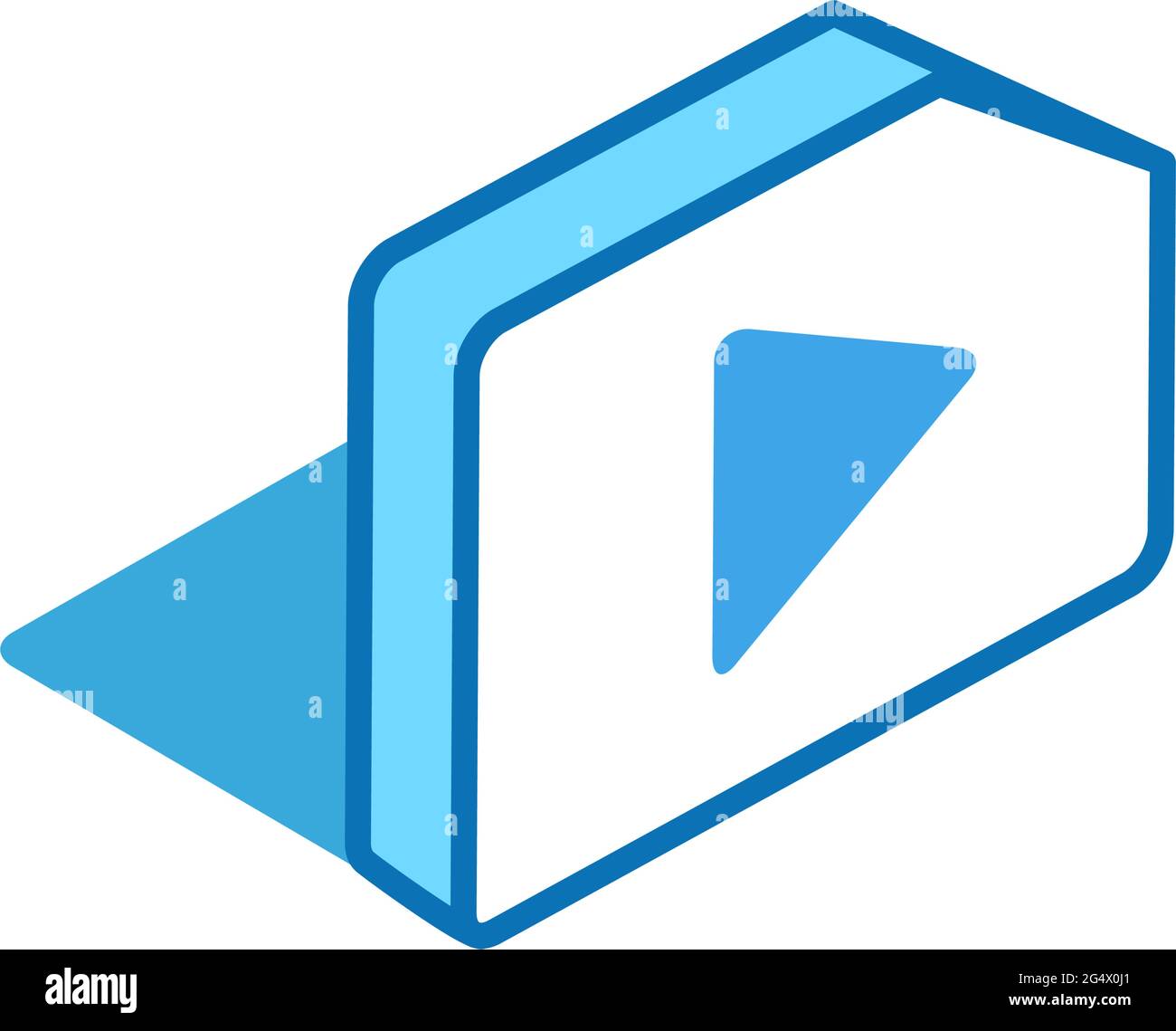 Isometric blue key design Stock Vector Images - Alamy