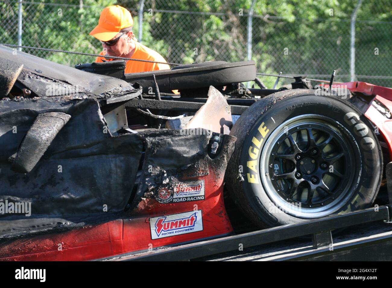 Turn two of Road America Raceway after a crash. 2021 Chicago Region ...