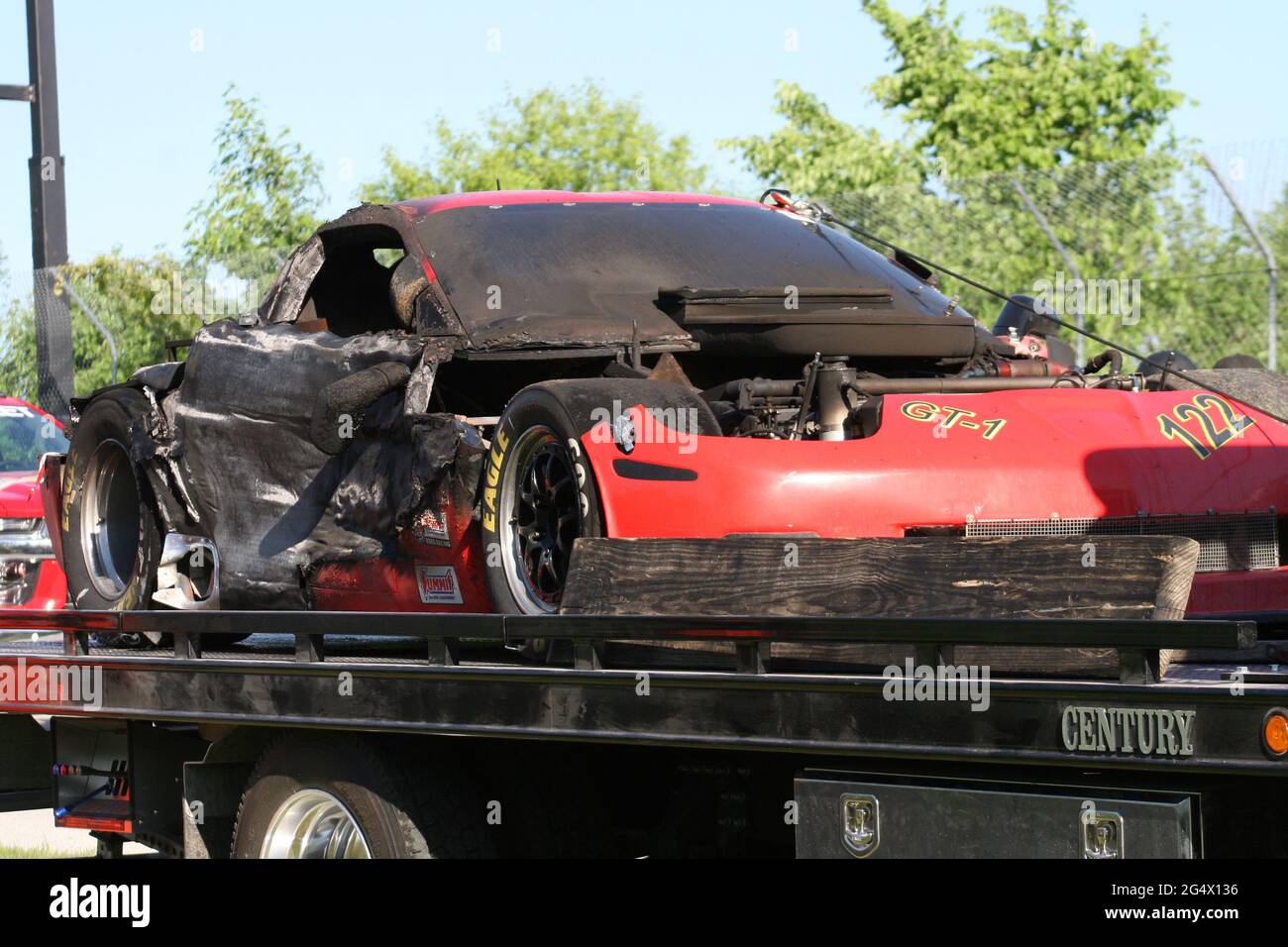 Turn two of Road America Raceway after a crash. 2021 Chicago Region ...