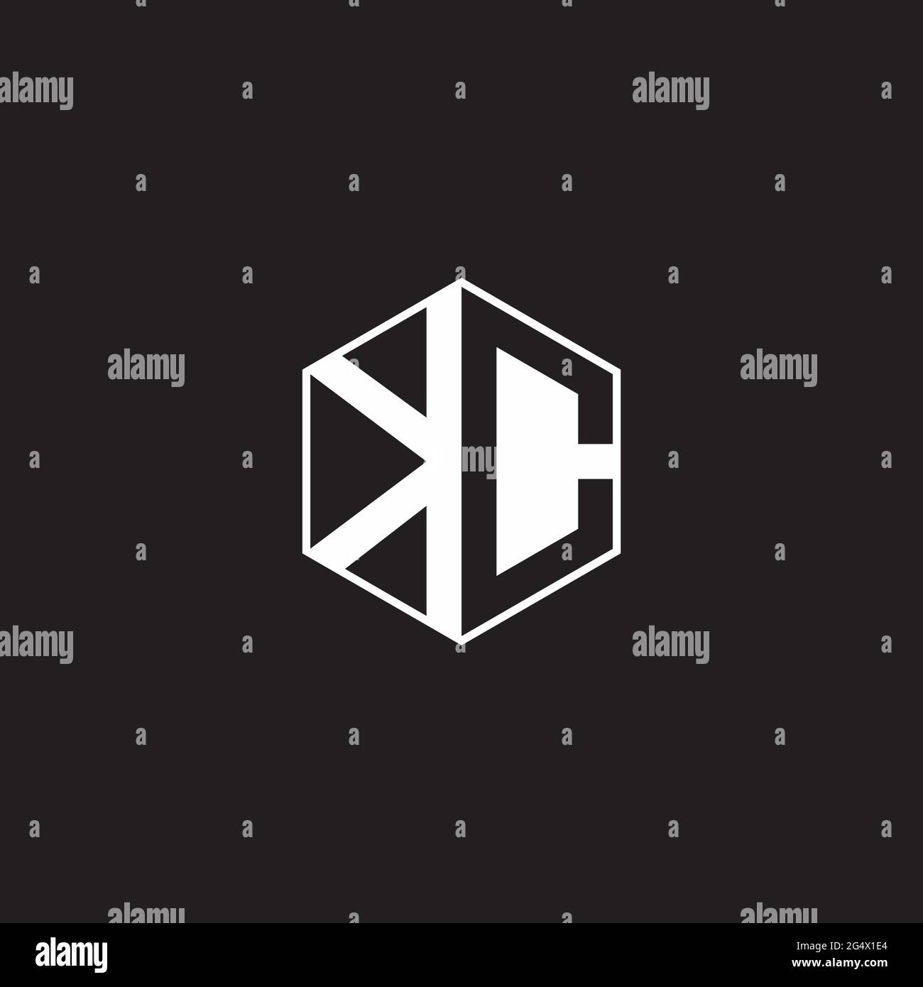 Ck text logo Stock Vector Images - Alamy