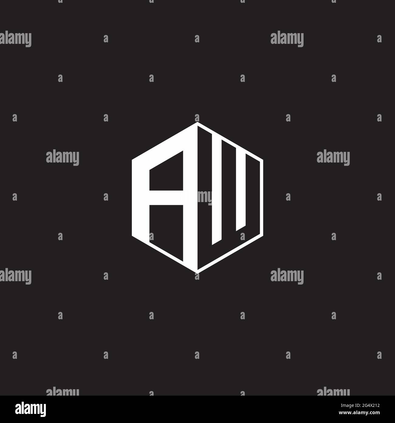 Aw font vector vectors hi-res stock photography and images - Alamy