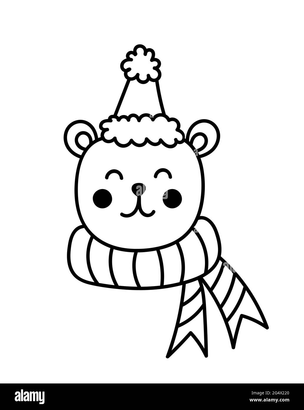 Sketch polar bear icon Black and White Stock Photos & Images - Alamy