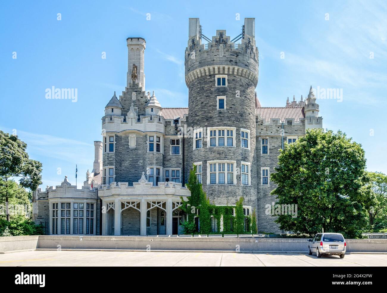 Casa Loma is one of the most visited landmarks in Toronto, around ...