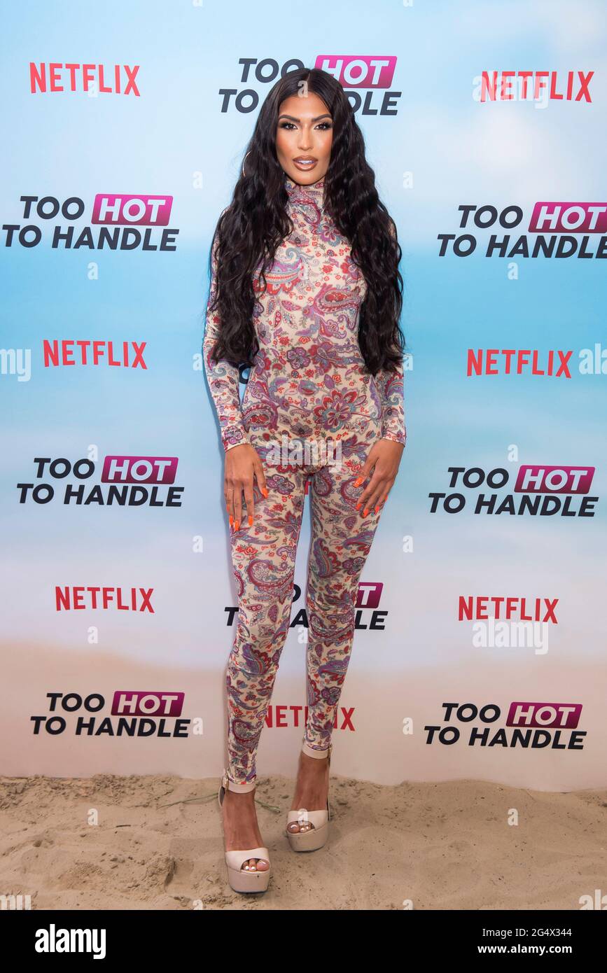 London, UK. 23rd June, 2021. Emily Miller attends the Too Hot to Handle ...