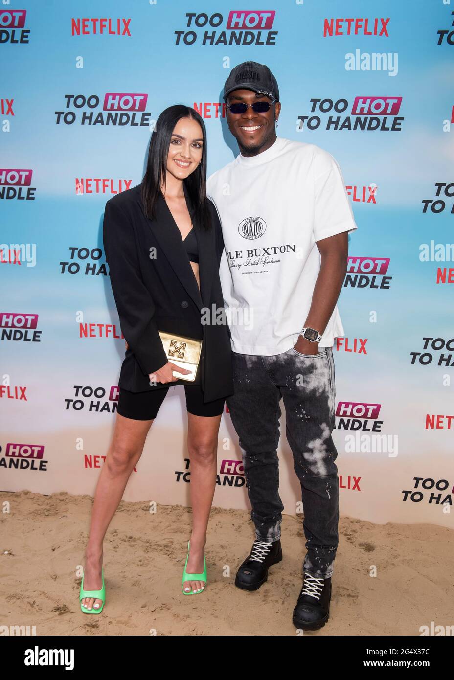London, UK. 23rd June, 2021. Siannise Fudge and Luke Trotman attend the ...