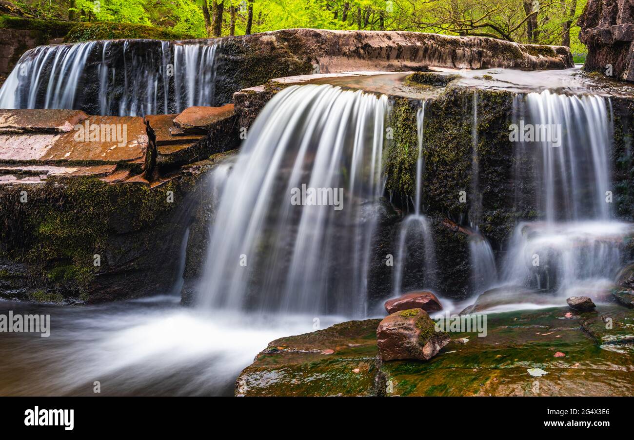Pont cwm y fedwen waterfall hi-res stock photography and images - Alamy
