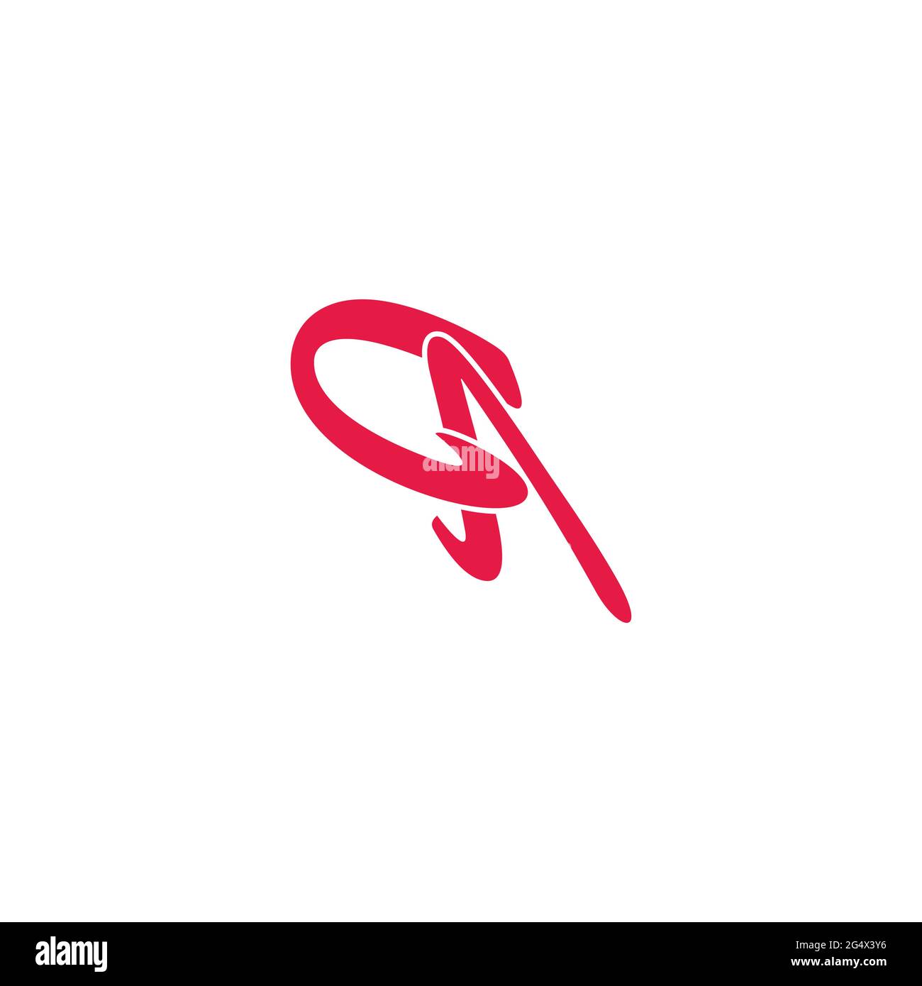 letter ca curve overlapping line logo vector Stock Vector Image & Art ...