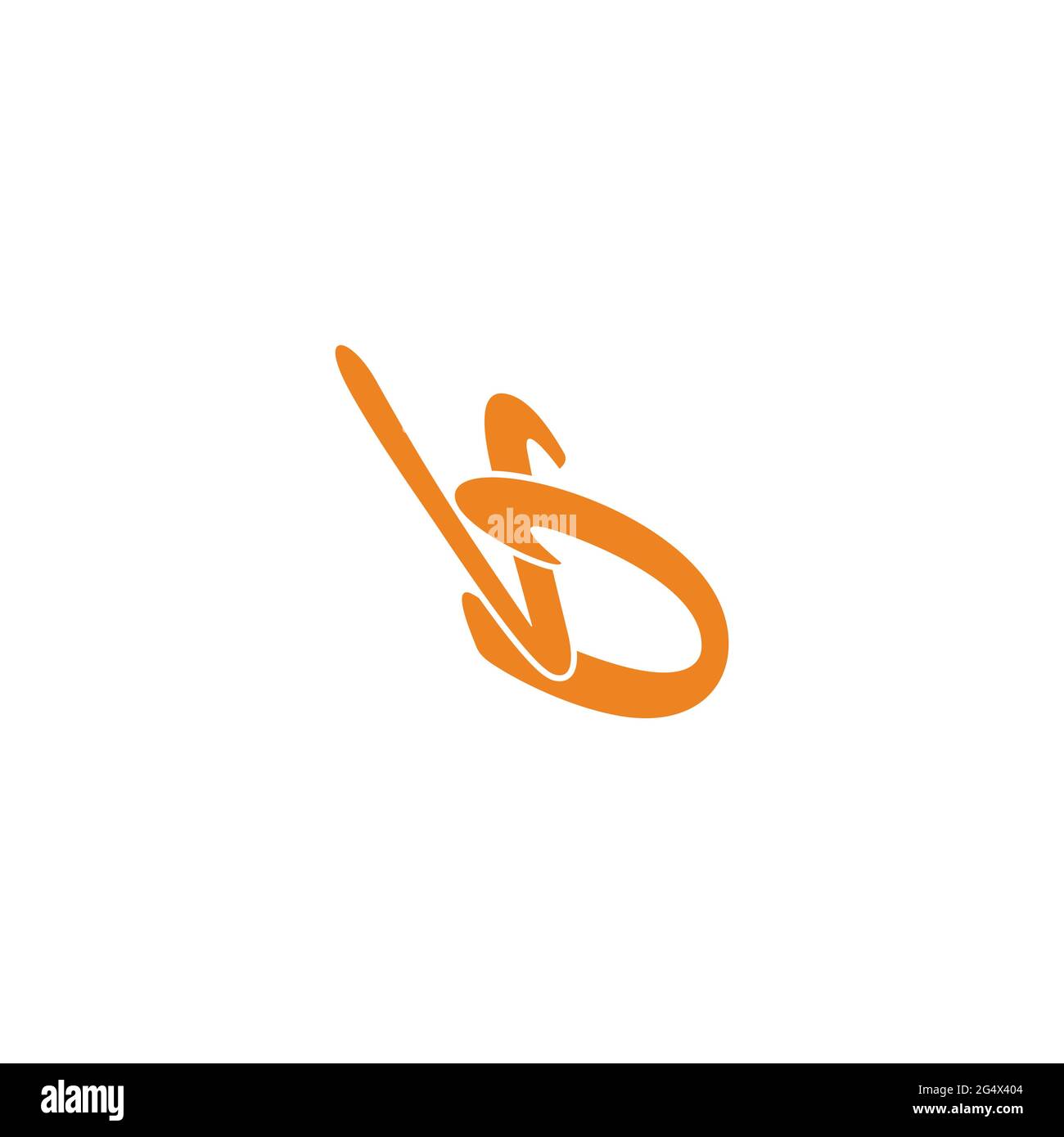 letter vb simple curves overlap line arrow logo vector Stock Vector ...