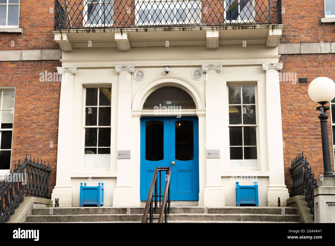 Dublin 2, Dublin, Ireland, June 11th 2021. frontal view of the ...
