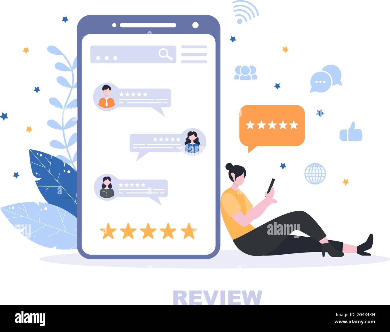 Review testimonial hi-res stock photography and images - Alamy