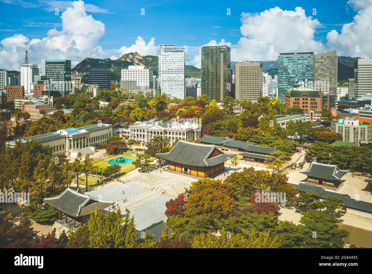 Deoksugung palace, aka Deoksu Palace, at seoul in south korea Stock ...