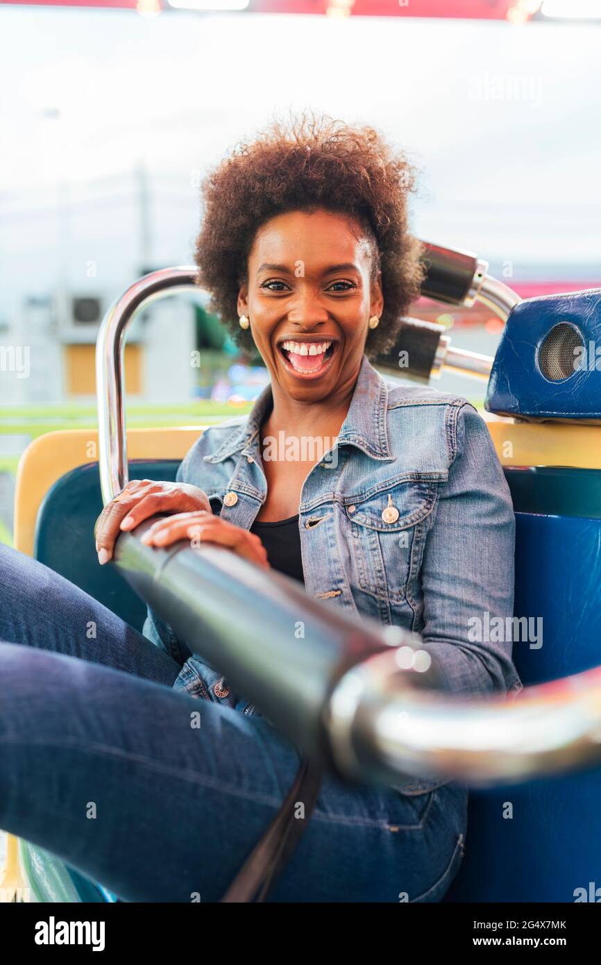 Amusement park ride one person hi-res stock photography and images - Alamy