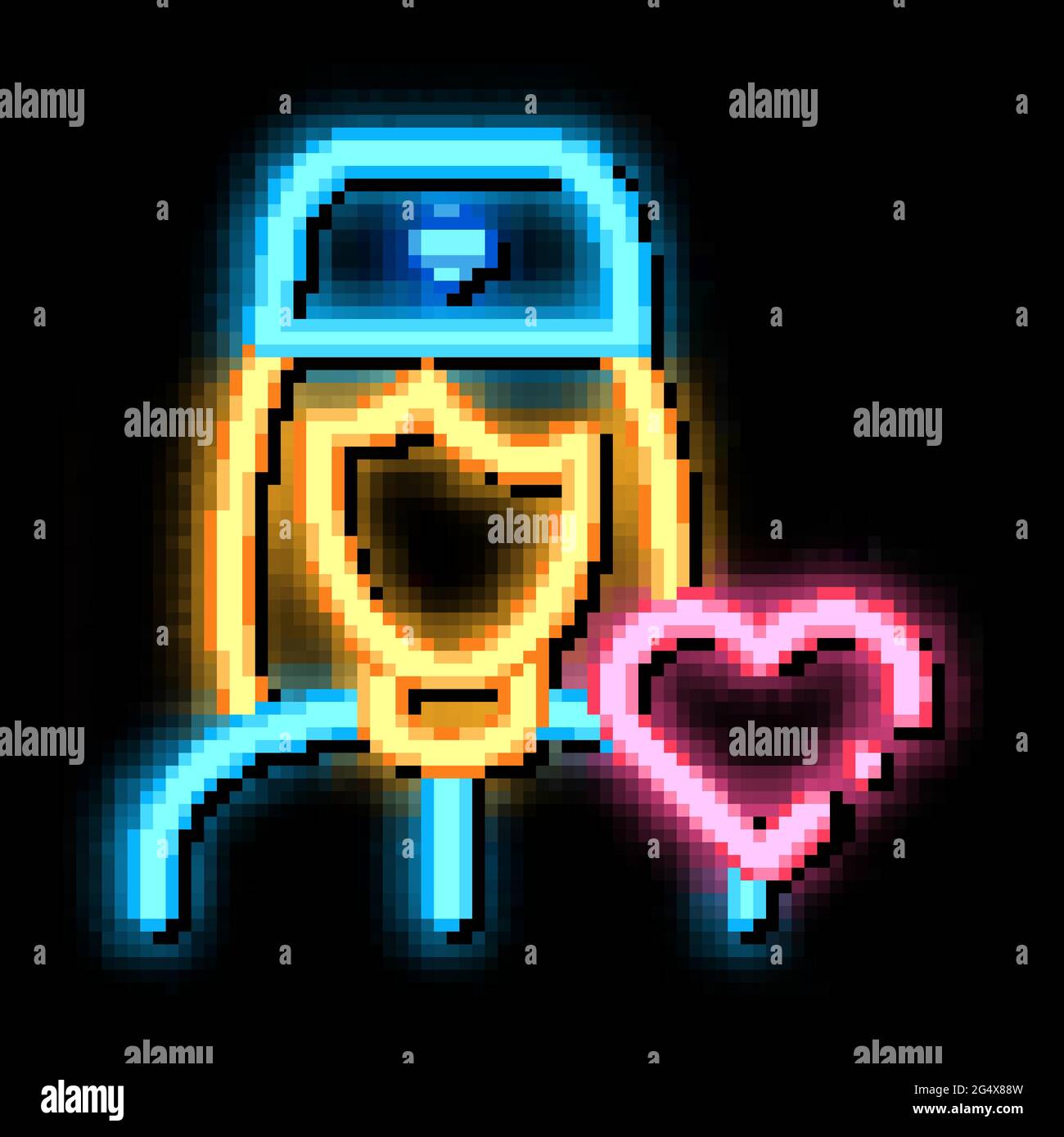 medical nurse neon glow icon illustration Stock Vector Image & Art - Alamy
