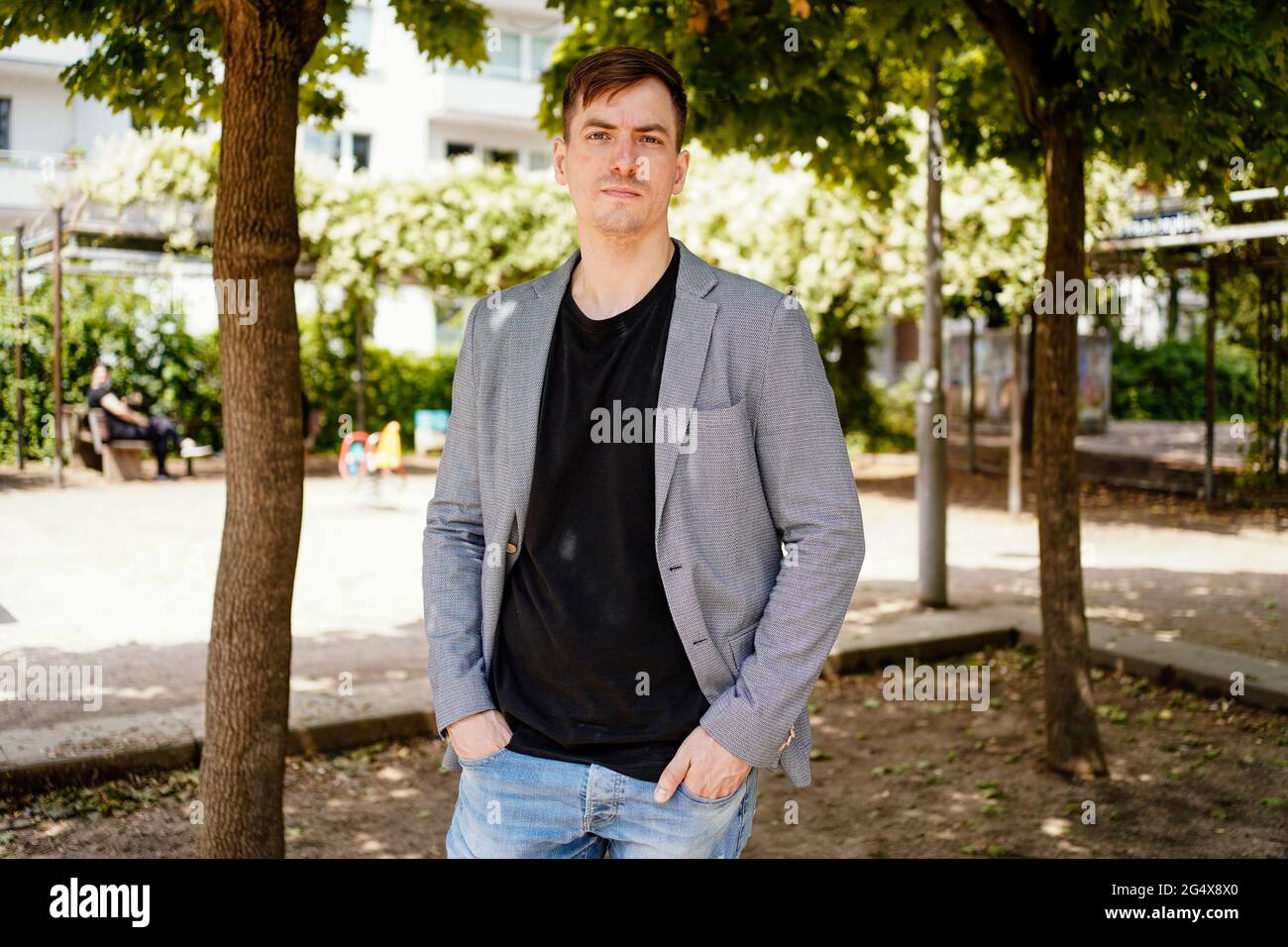 Mannheim, Germany. 23rd June, 2021. Gordon Feld, a junior research ...
