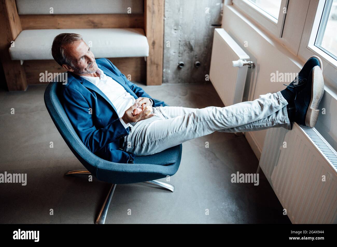 Wooden office chair hi-res stock photography and images - Alamy