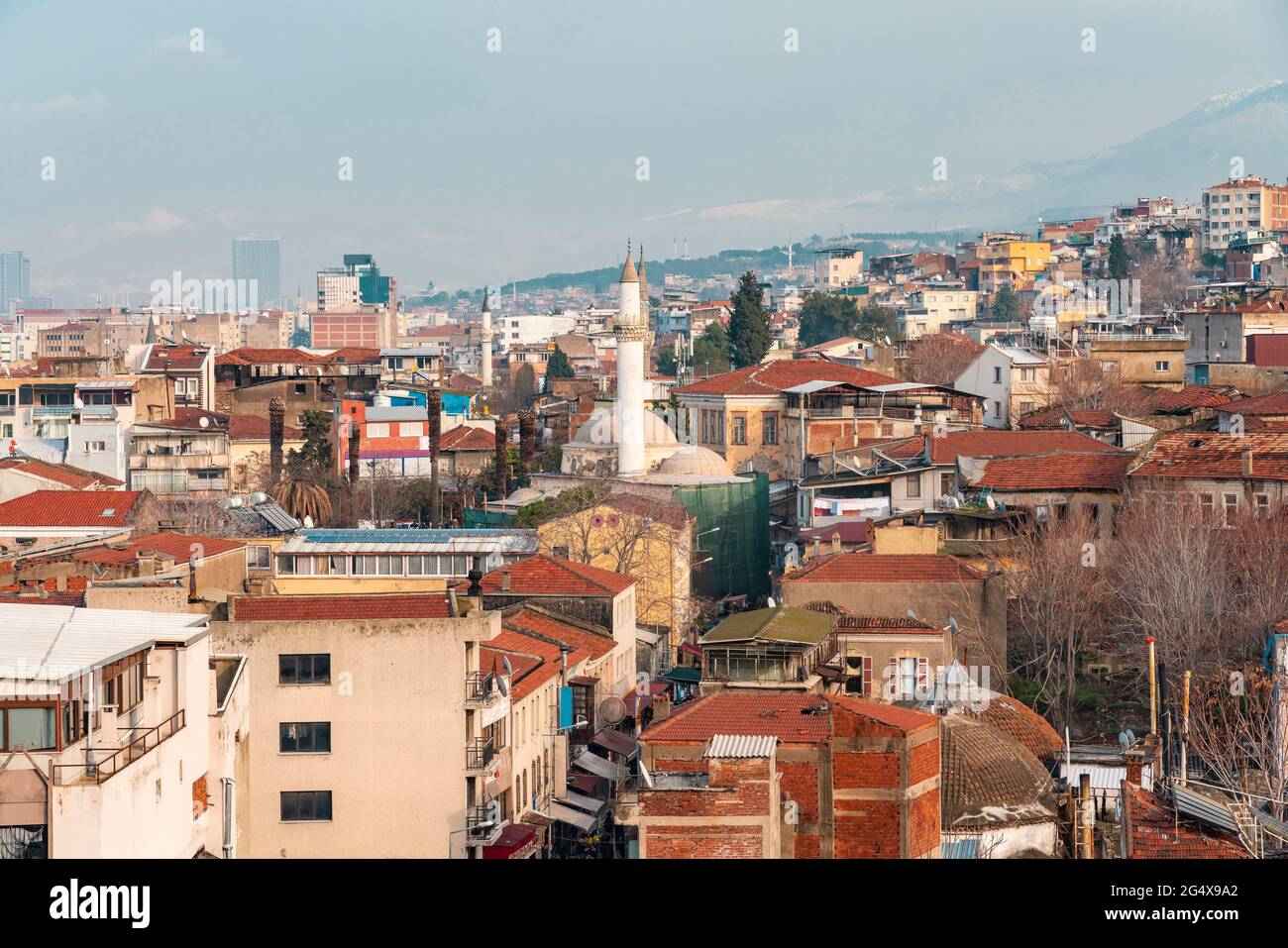 Buildings and mosque in Izmir, Turkey Stock Photo - Alamy