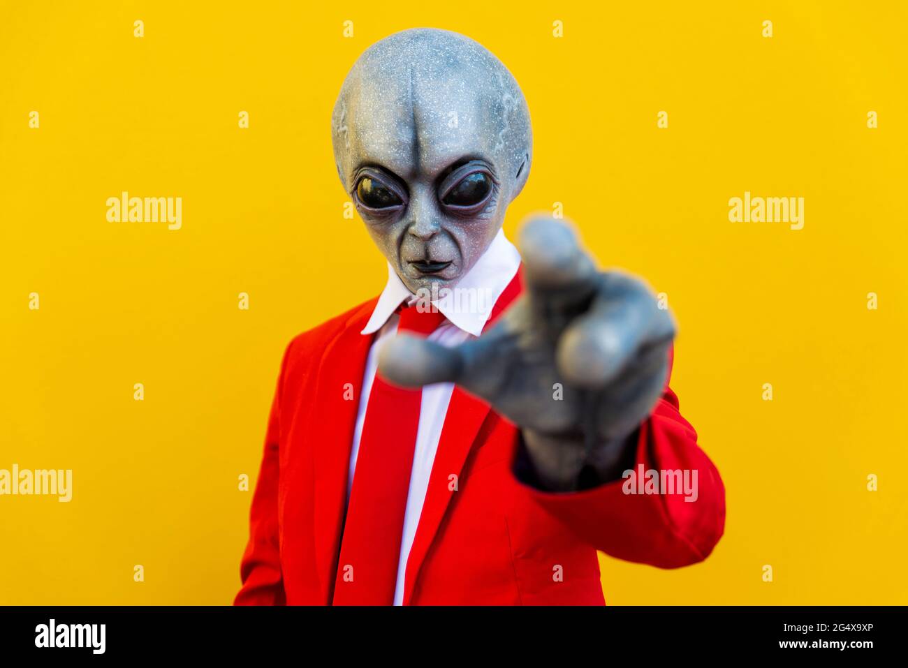 Cartoon alien face hi-res stock photography and images - Alamy