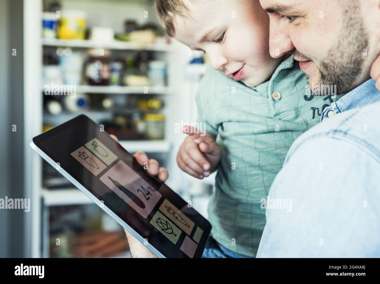 Adult pointing child hi-res stock photography and images - Alamy