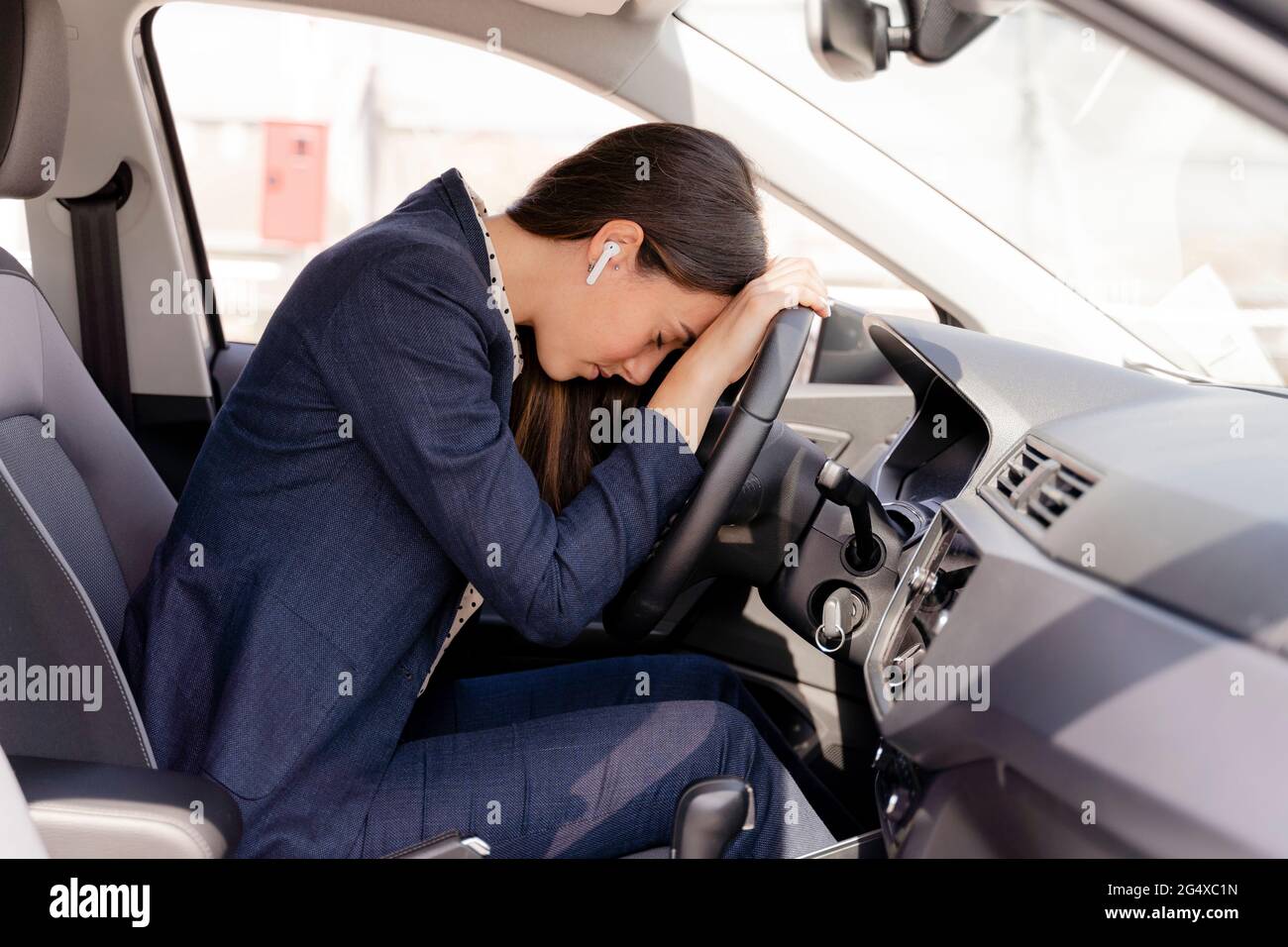 Resting steering wheel hi-res stock photography and images - Alamy